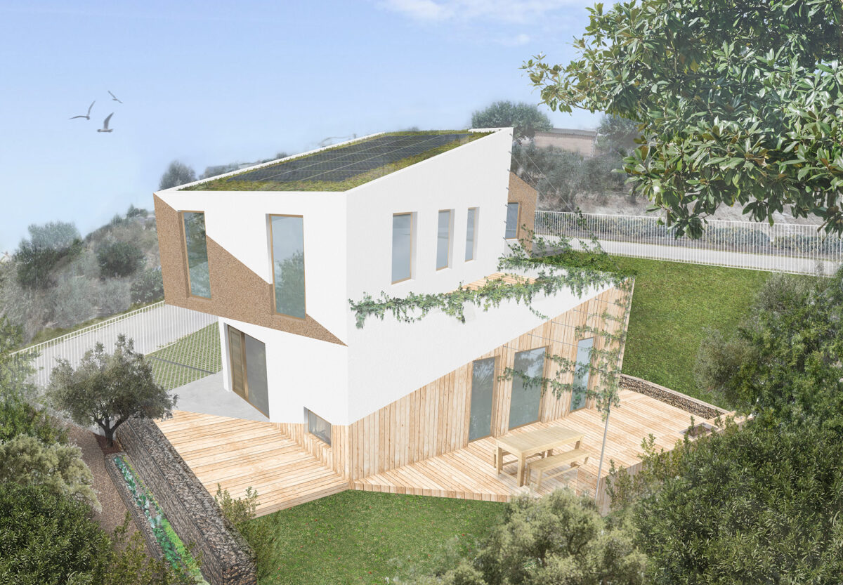 Passive House with natural materials in Barcelona